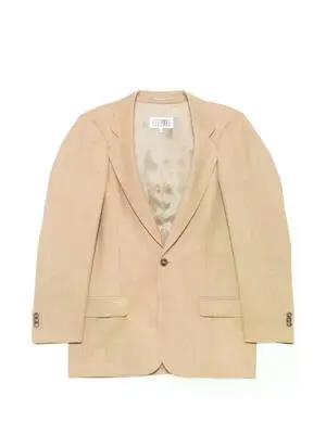 MAISON MARGIELA Single-breasted Blazer - Neutrals