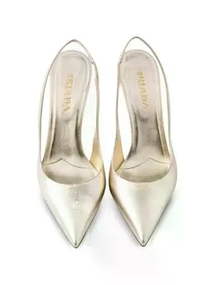 Prada Leather Heeled Pumps