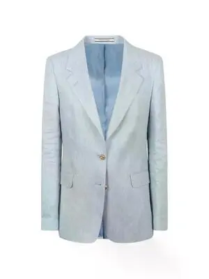 Tagliatore Peak-lapel Blazer - Blue