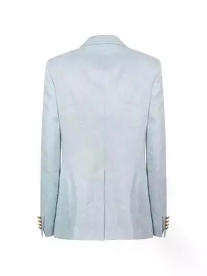 Tagliatore Peak-lapel Blazer - Blue