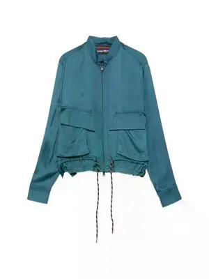 COLLECTION PRIVEE? Satik Drawstring Satin Jacket
