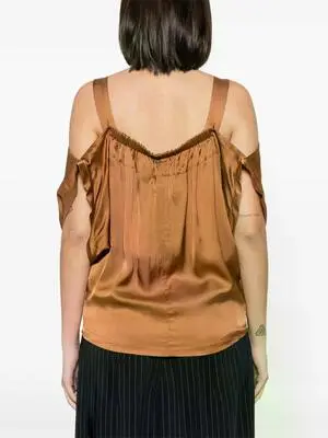COLLECTION PRIVEE? Satik Cold-shoulder Top