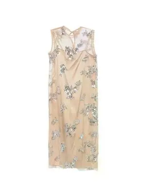 OTTOD'AME Sequin-embellished Midi Dress
