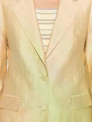 Tagliatore Slub Texture Single-breasted Blazer - Neutrals