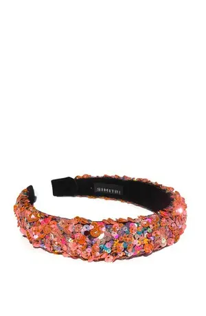 SIMITRI Sequin Headband - Cloud