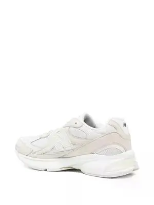 Comme Des Garçons Panelled Lace-up Sneakers - Neutrals