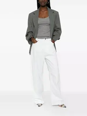SAMSOE SAMSOE Ribbed-knit Tank Top