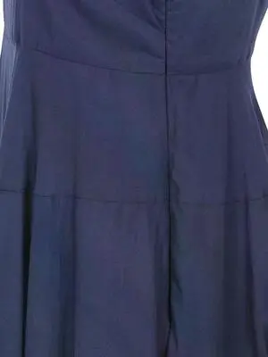 Aspesi Tiered Sleeveless Maxi Dress - Blue