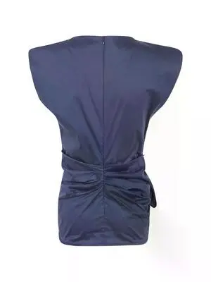 Liviana Conti Rosette-detail Top - Blue