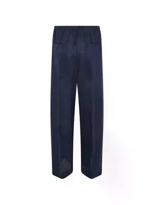 Liviana Conti Drawstring Linen Trousers