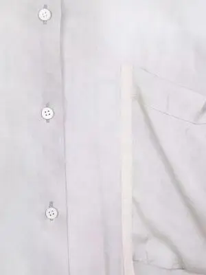 UMA WANG Asymmetric Silk Shirt - Grey
