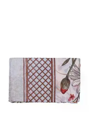 D'ANIELLO Perla Floral-print Scarf - Neutrals