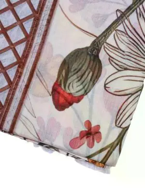 D'ANIELLO Perla Floral-print Scarf
