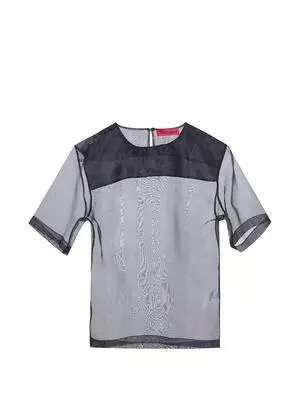 THELATEST Dean Panelled Sheer Top