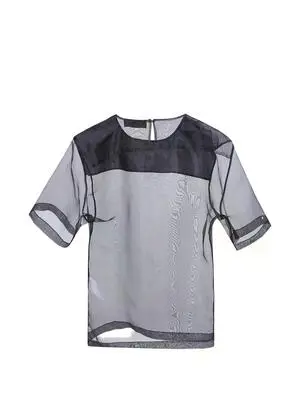 THELATEST Dean Panelled Sheer Top