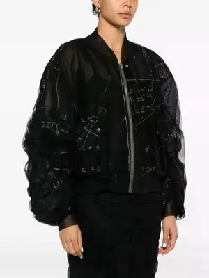 Rick Owens Graphic-print Bomber Jacket