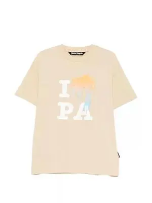 Palm Angels Palm-tree-print T-shirt