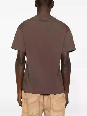 Palm Angels Logo-print T-shirt - Brown