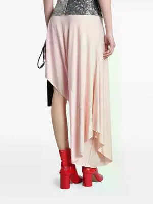 MAISON MARGIELA Draped Asymmetric Skirt - Red