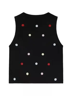 HAI August Polka-dot Vest