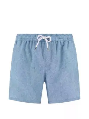 Boggi Milano Paisley-print Swimsuit - Blue