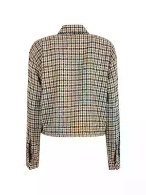 Moncler Plaid Cropped Shirt