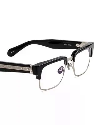 Matsuda Engraved Square-frame Eyeglasses