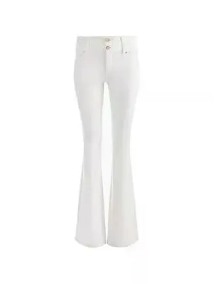Alice + Olivia Kai Flared Jeans - White