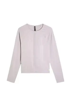 Vuori Pose Ribbed Jersey Top - Purple