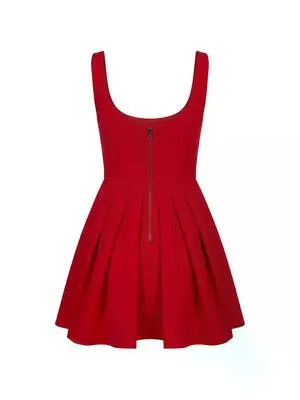 Alice + Olivia Estrella Cowl-neck Dress - Red