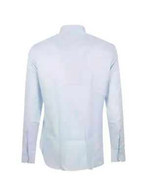 Zegna Micro-patterned Long-sleeve Shirt
