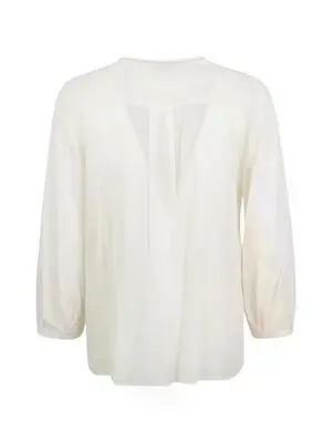 Peserico Pintuck Bead-embellished Shirt