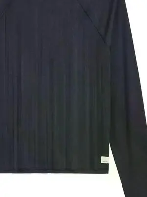 Vuori Pose Ribbed Jersey Top - Black
