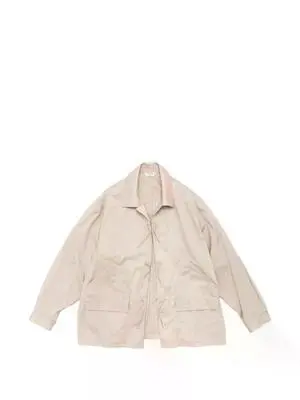 STILL BY HAND Tie-fastening Shirt Jacket