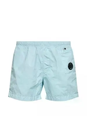 C.P. COMPANY Lens-detail Swim Shorts - Blue