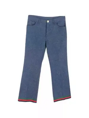 Gucci Rabbit-patch Flared Jeans