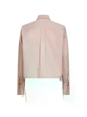 Moncler Drawstring-hem Logo-patch Shirt