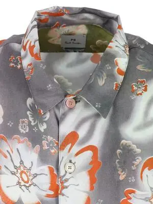 Paul Smith Floral-print Shirt - Grey