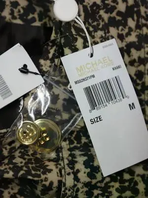 Michael Kors Printed Trench Coat