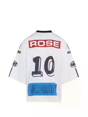 Martine Rose Oversized Hockey Mesh T-shirt - White