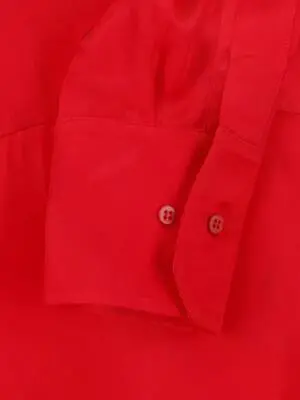 SA SU PHI Pussy-bow Satin Shirt