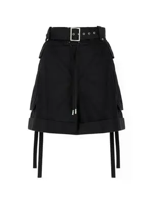 Alexander Mcqueen Belted Shorts For Women