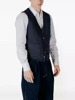 GIANNI LUPO Button-up Waistcoat
