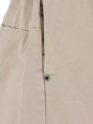 WHITE SAND Belted Wide-leg Trousers - Neutrals