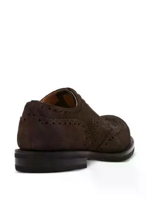 Church's Amersham Suede Brogue Shoes - Brown