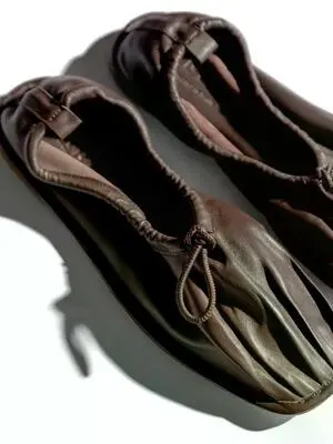 Hereu Puntera Ballet Flats - Brown