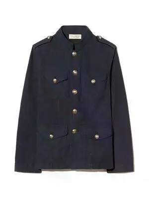 Band Collar Outerwear For Women
