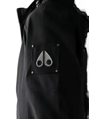 Moose Knuckles Charlesbourg Hooded Jacket - Black