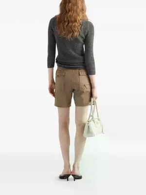 Prada Washed Chino Bermudas