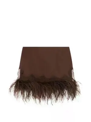 16Arlington Zelmi Mini Skirt - Brown